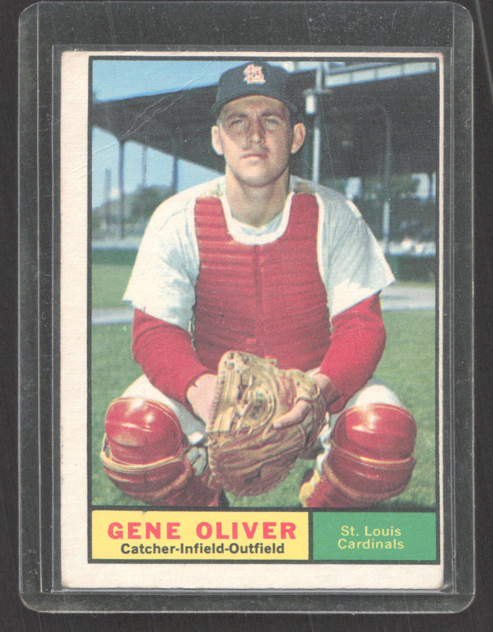 1961 Topps VG Gene Oliver #487 St. Louis Cardinals | eBay