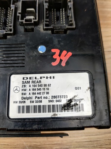 Mercedes-Benz W164 Rear SAM - Virgin - A1645409862 | eBay