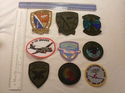 US Air Force Patch set USA 9 patch collection patches embroidered for ...