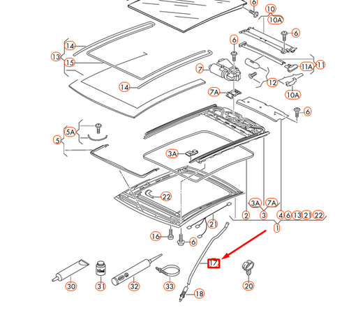 NEW VOLKSWAGEN GOLF MK7 WATER DRAINAGE HOSE 5G0877228 ORIGINAL | eBay