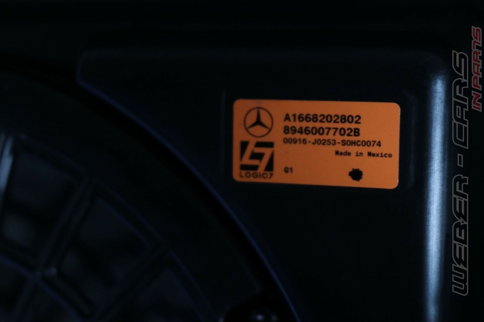 A1668202802 Harman Kardon Soundsystem Hk Subwoofer Mercedes X166 Gl GLS ...