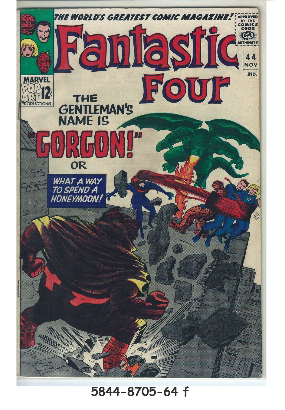 Fantastic Four #44 © November 1965 Marvel Comics | eBay