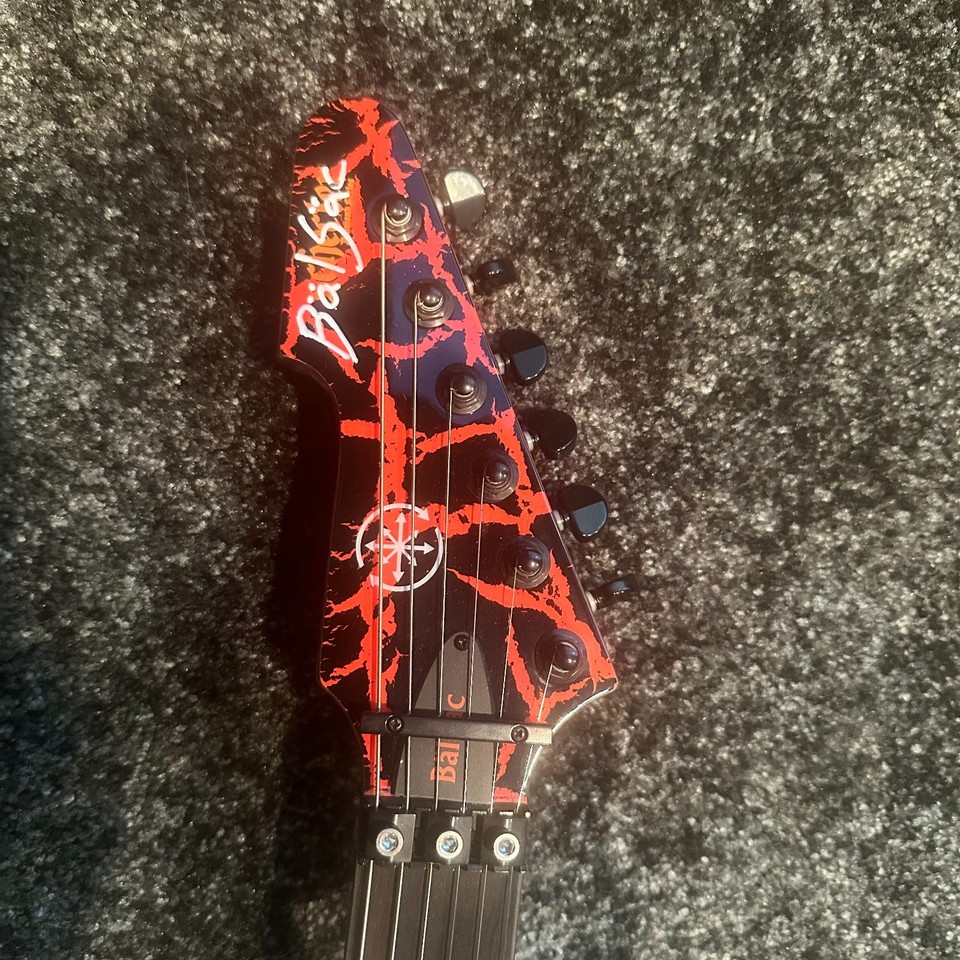 GWAR Schecter Custom Balsac Guitar – Signed by Balsac the Jaws of Death ...