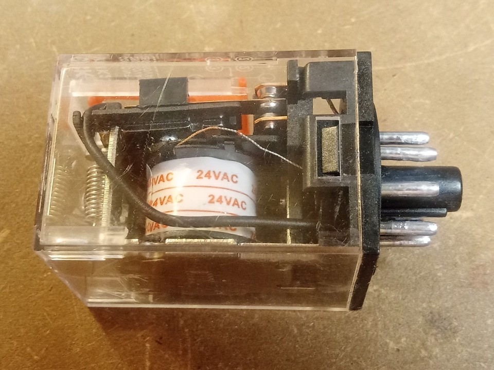 LOT OF 5 - OMRON MK2P-I - 24VAC COIL - DPDT 10A CONTACTS - 8-PIN ...