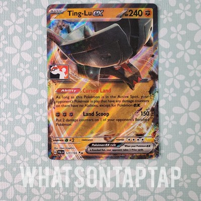 Pokemon Card Ting Lu Ex 127/193 Ultra Rare Scarlet Violet Prize Pack ...