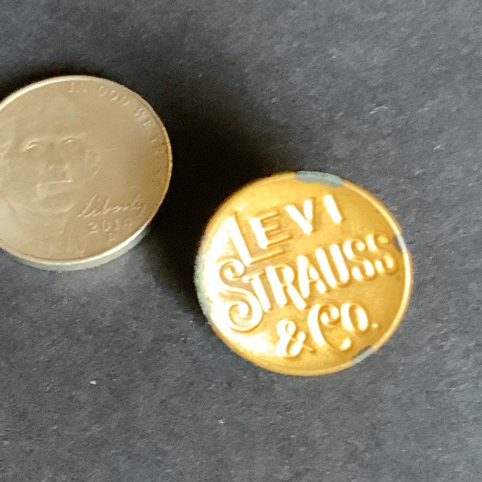 Antique Levi Strauss & Co. Jacket Button Levi Work Ware Chore Jacket | eBay