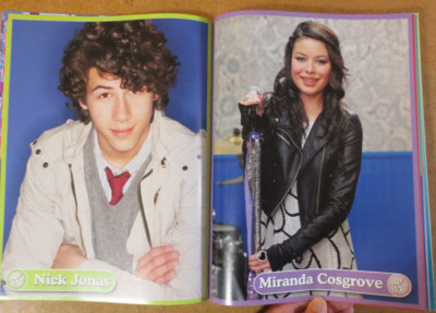 Popstar Magazine Miranda Cosgrove iCARY JOE JONAS Taylor Swift MILEY ...