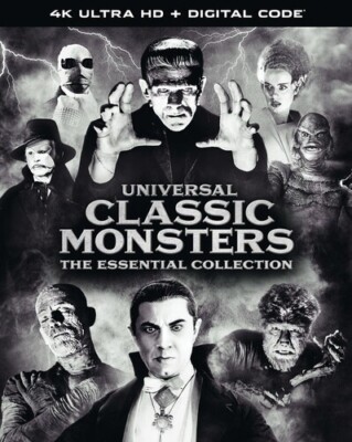 Universal Classic Monsters: The Essential Collection [New 4K UHD Blu ...