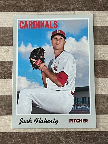 2019 Topps Heritage Baseball Jack Flaherty Card #92 | eBay