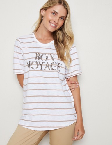 W LANE - Womens Tops - Beaded Stripe Knitwear Top | eBay