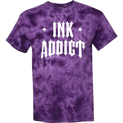 NEW InkAddict RETRO METAL II Tee Shirt TEAL TIE DYE SMALL-3XLARGE ...