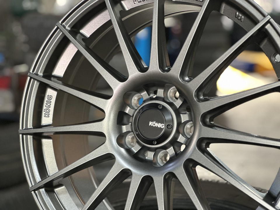 New 18x8 KONIG RENNFORM (4 Wheel) 5x112 fit Mercedes Audi TT A3 S3 VW ...