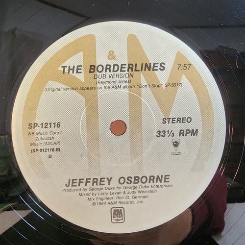 Jeffrey Osborne The Borderlines 1984 SP 12116 Vinyl 12'' Remix Version Maxi | eBay