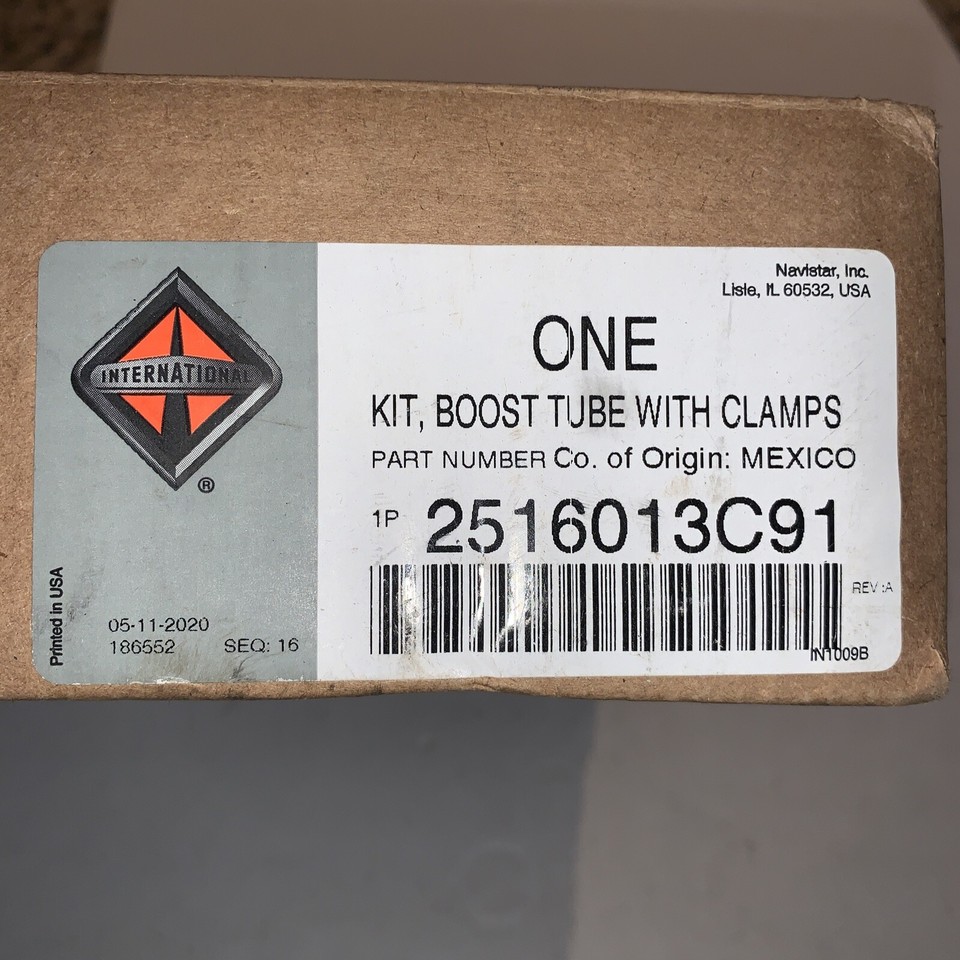 International 2516013C91 Boost Tube With Clamps | eBay