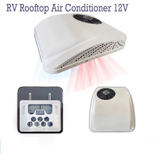 12V RV air conditioner electric rooftop AC Unit fit rv caravan Trailer ...