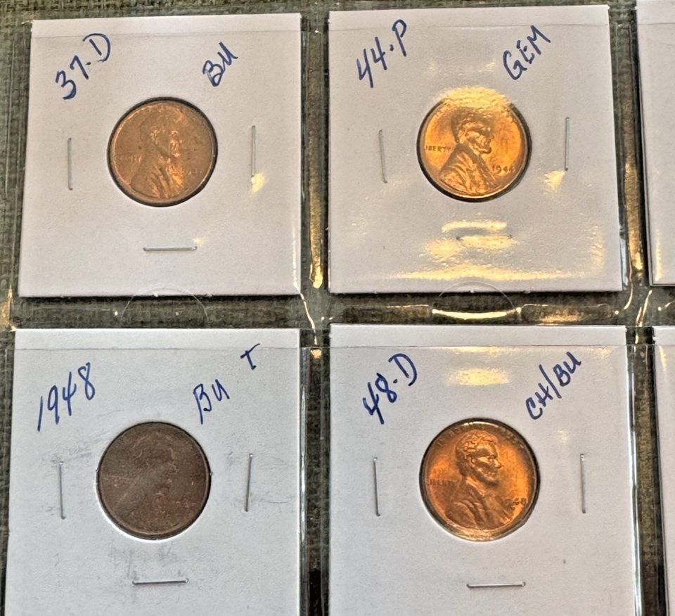 20 Lincoln Wheat Cents BU or Better * Estate Purchase * Great Upgrade ...