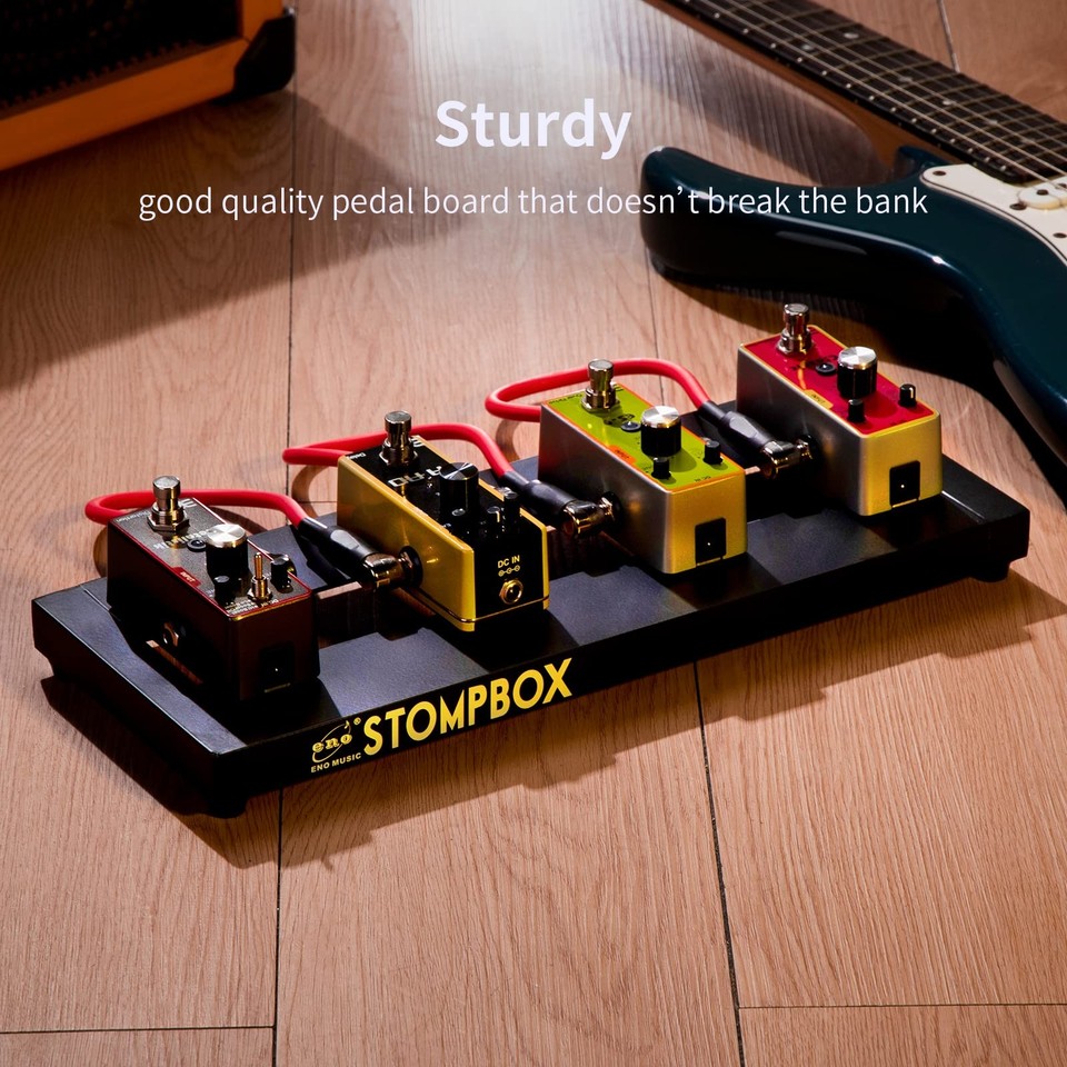 14" Mini Pedal Board Guitar Effects Pedals Compact Small Pedalboard ...