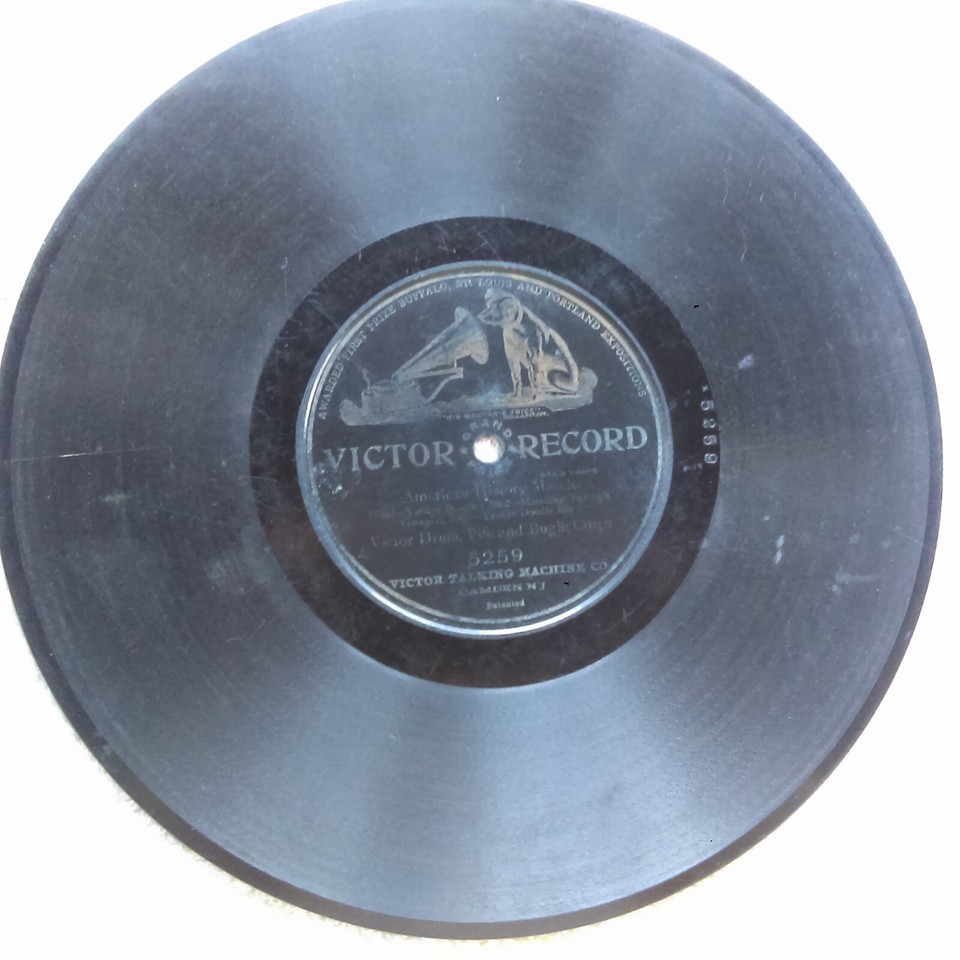 78 rpm Victor 5259, Drum Fife Bugle Corps, Yankee Doodle, one sided ...