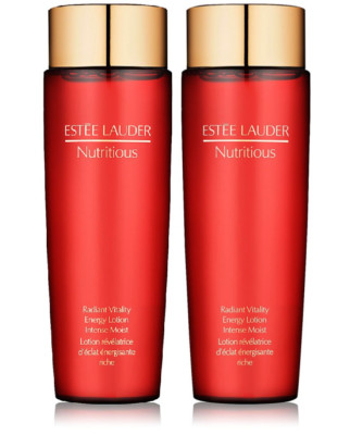 2 PC Estee Lauder NUTRITIOUS RADIANT VITALITY ENERGY LOTION INTENSE ...