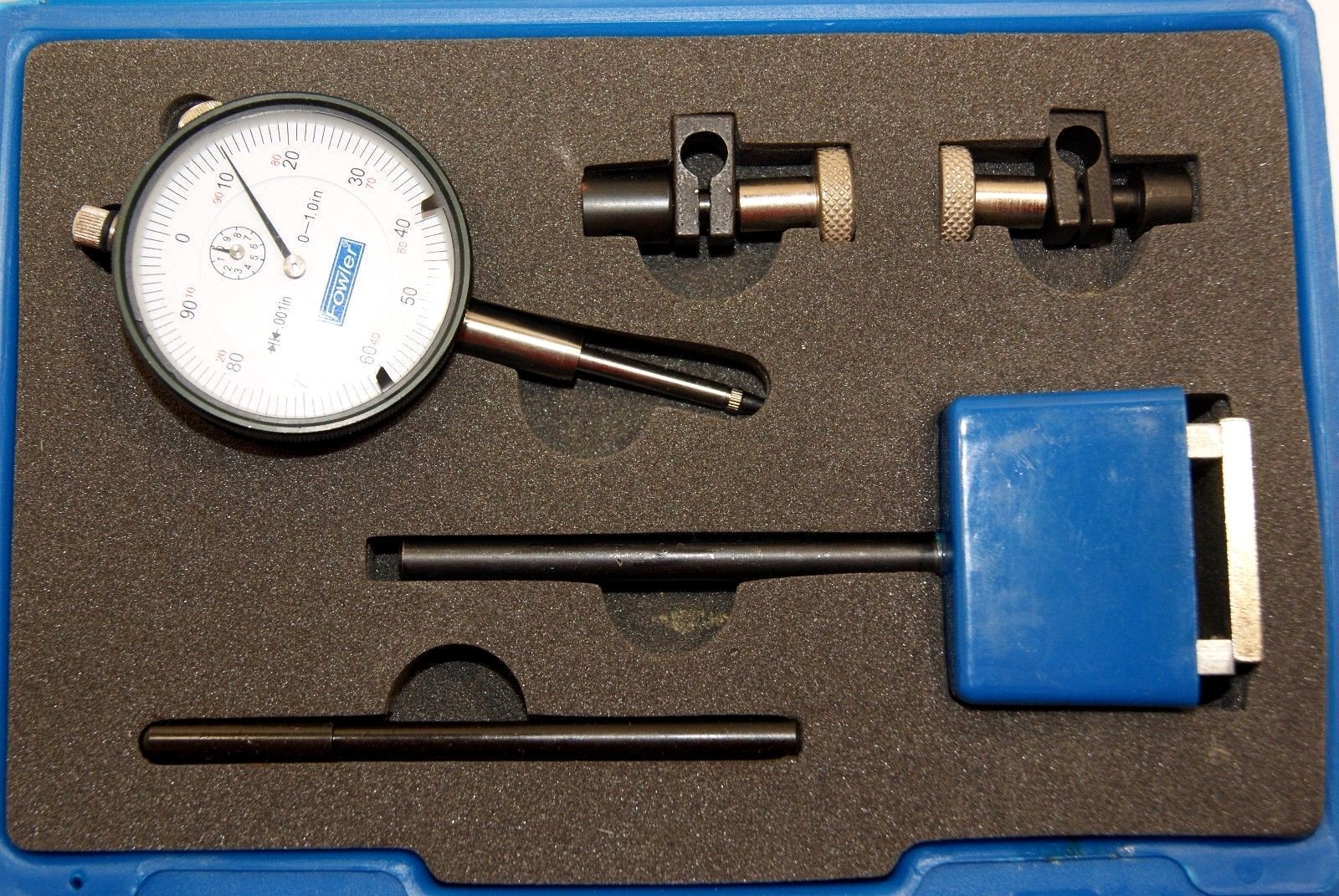 Fowler 52-520-707 Long Range Indicator Test Set, 1" Maximum Measuring ...