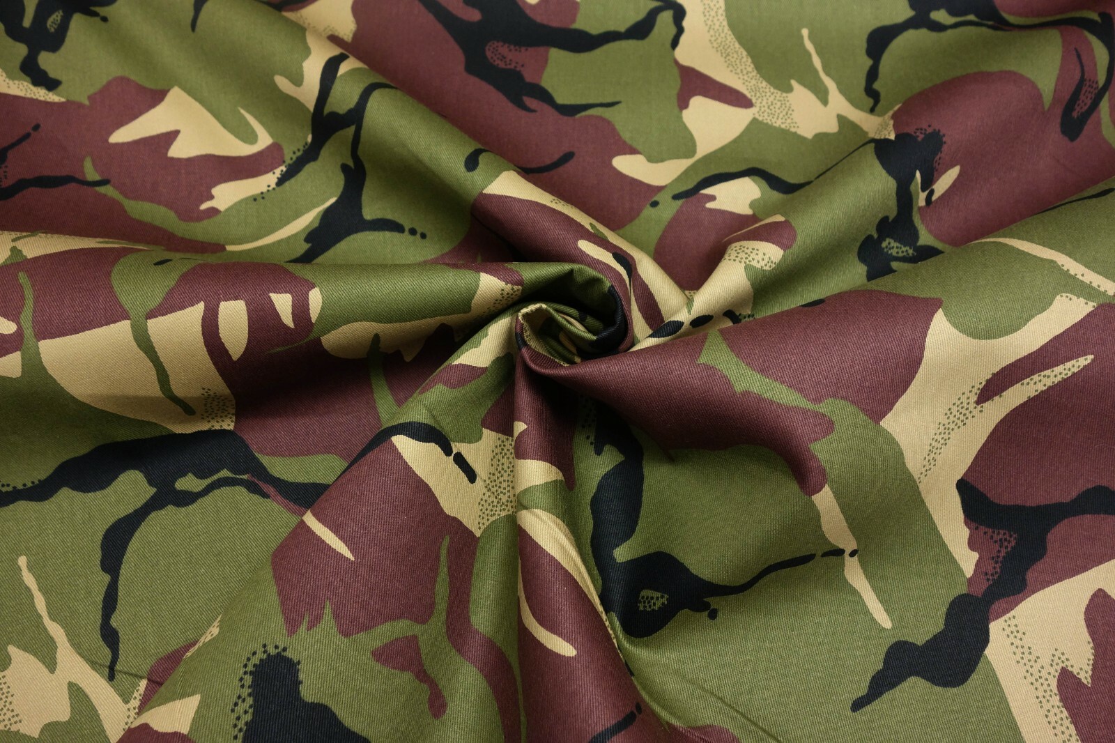 Army Camouflage Fabric DPM Khaki Cotton Drill Trouser Jacket Craft ...