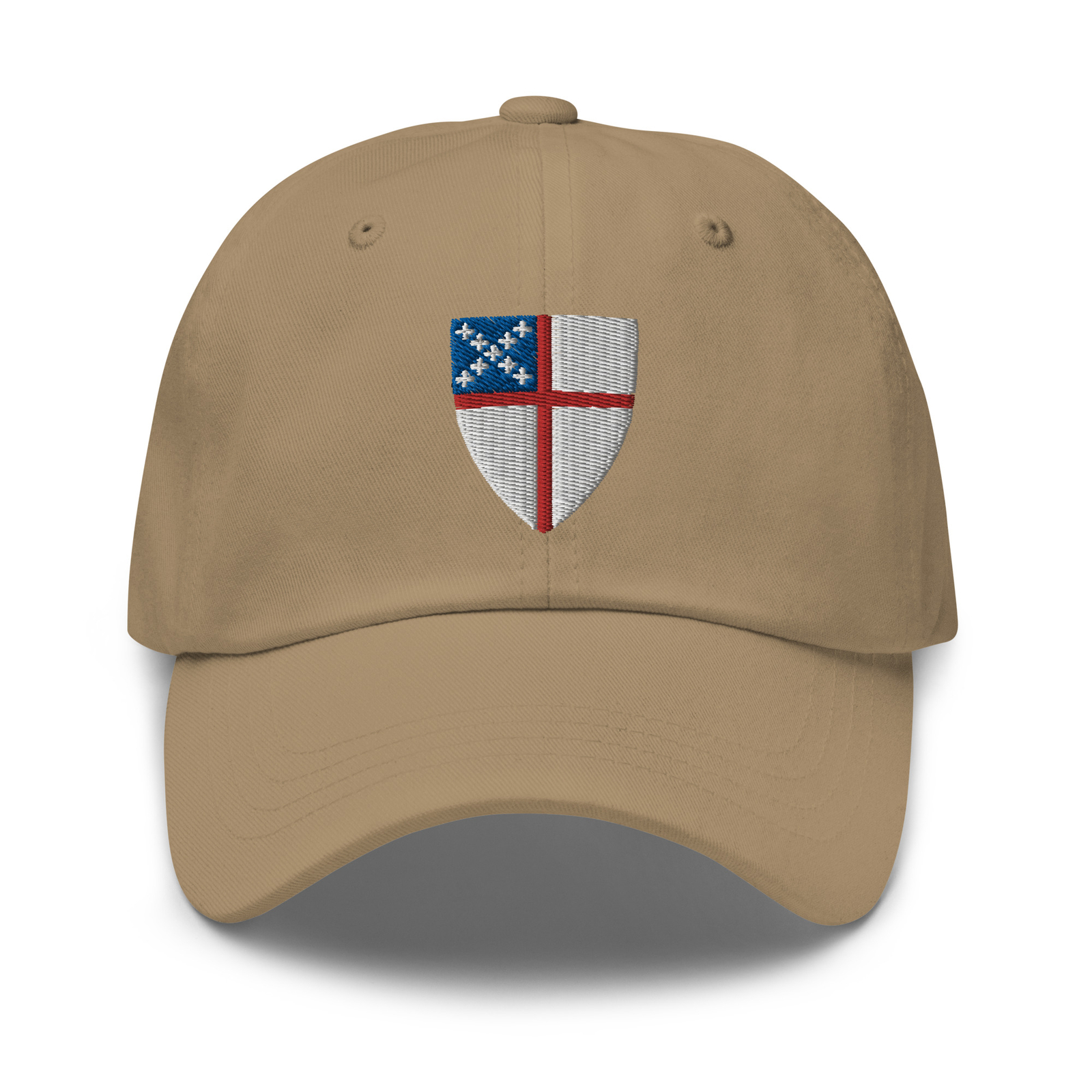 Episcopal Church Shield Embroidered Adjustable Cotton Dad Hat Baseball ...