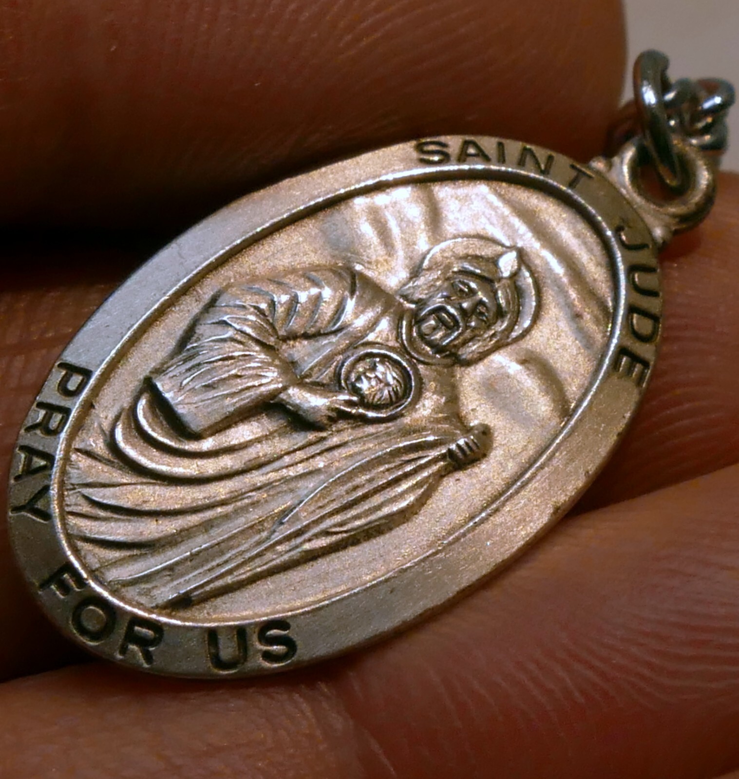 Solid St. Jude Thaddeus Pray For Us Words Charm Penda… - Gem