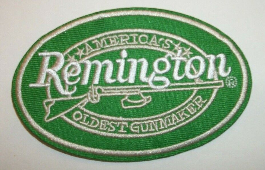 Remington Rifle~Embroidered Patch~4" x 2 1/2"~Gun~2nd Amendment~2A~Iron ...