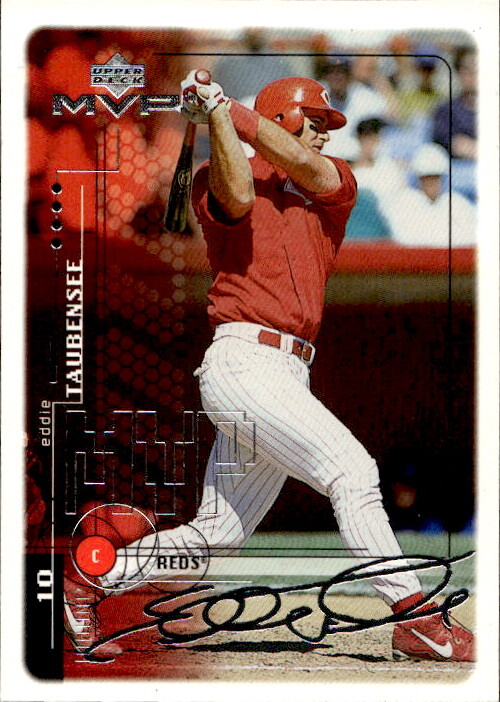 1999 Upper Deck MVP: Silver Script Eddie Taubensee 56 Cincinnati Reds ...