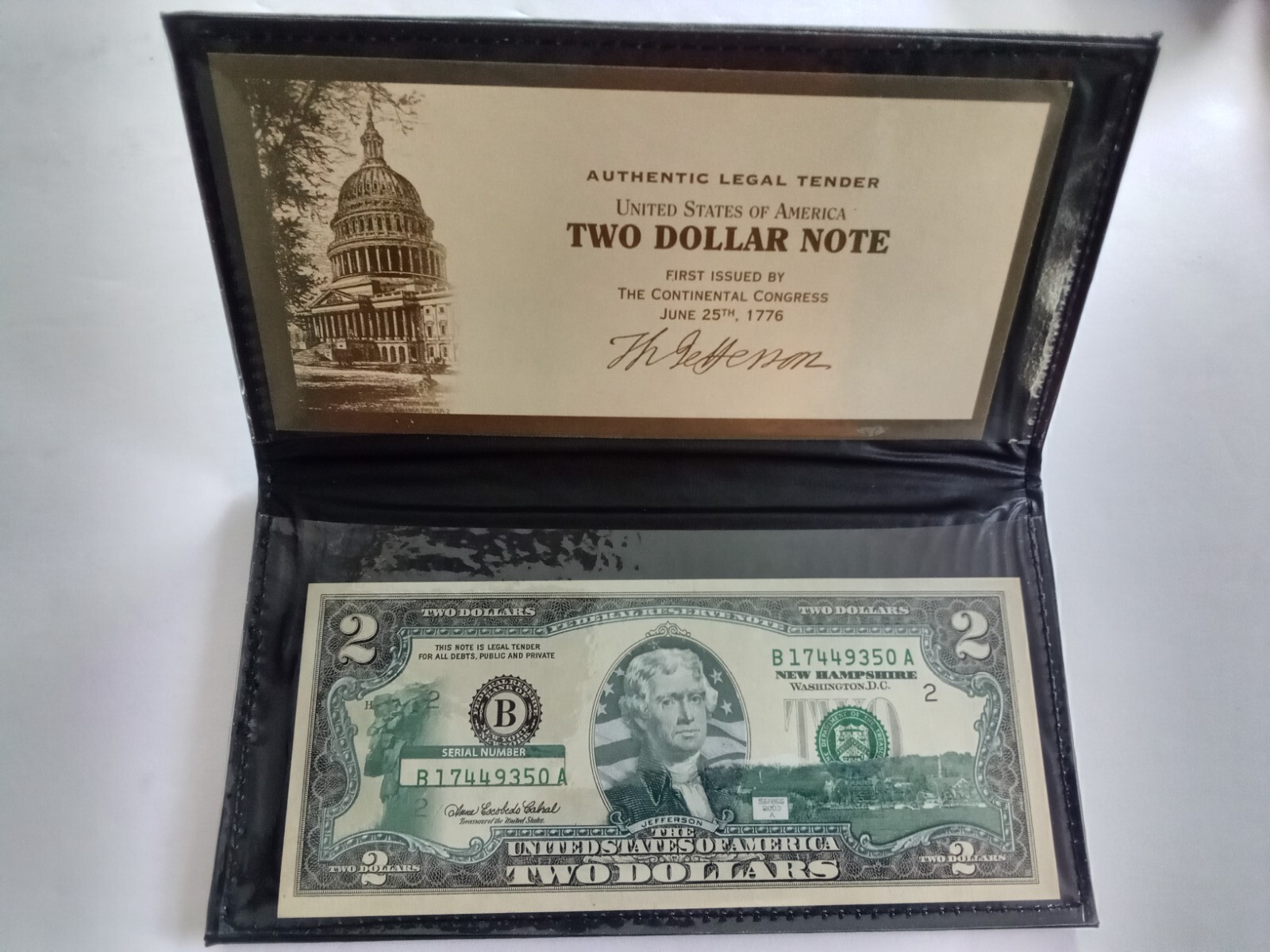 World Reserve Monetary Exchange NH state 2 dollar bill | eBay