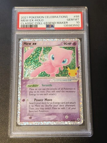 Mew ex #88 - Celebrations: Classic Collection Pricing & Details | Pokefolio