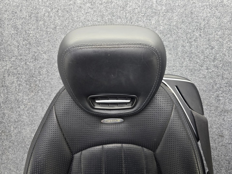 Front Leather Seat Seats Set 2009-2012 Mercedes R230 Sl63 Sl550 Sl65 ...
