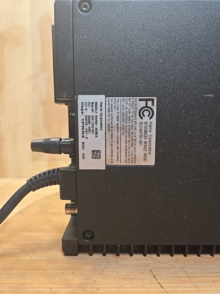 Harris XG-75M MAMW-SDMXX 700/800 MHz M7300/M5300 Radio + CH721 Control ...