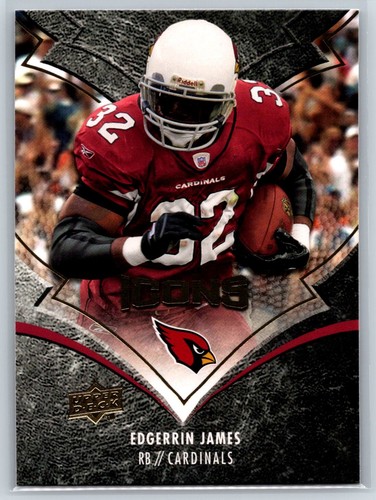 2008 Upper Deck Icons Edgerrin James Arizona Cardinals #1 | eBay