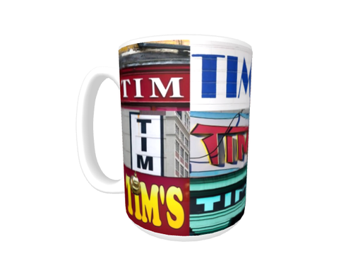 TIM Coffee Mug / Cup featuring the name in actual sign photos | eBay
