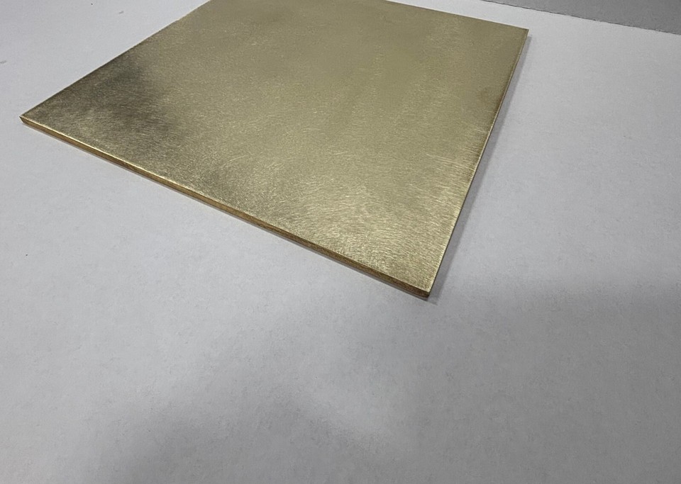 1/4" Brass Alloy 260 Square Sheet Plate 5"X 5" Flat Bar (.25") | eBay