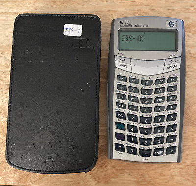 Vintage Hewlett Packard HP-33S Scientific Calculator -- TESTED/NEW BAT ...