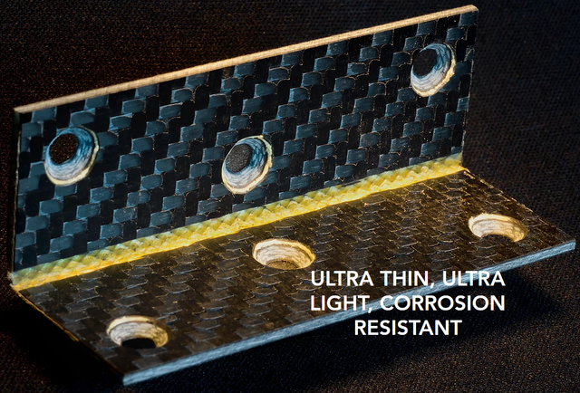 Carbon Fiber Hinge with Kevlar Flex unit and UV Protection | eBay