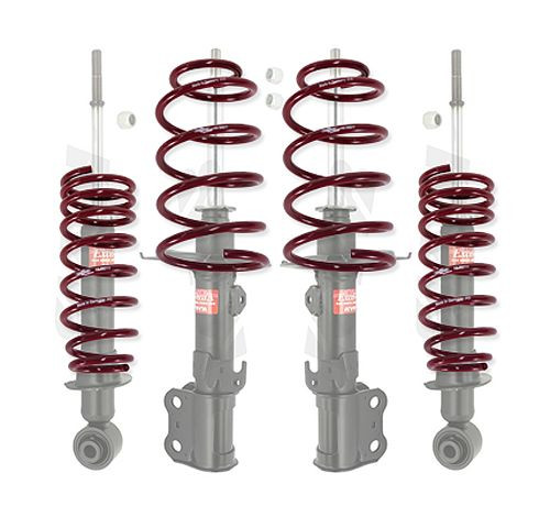 KYB 4 STRUTS SHOCKS & GERMAN LOWERING SPRINGS TOYOTA CELICA 00 01 02 03 ...