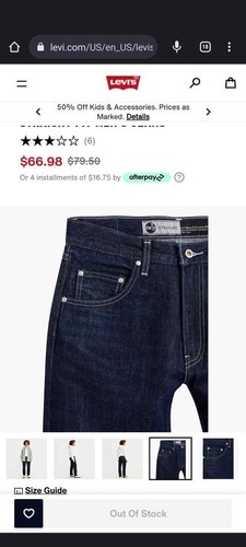 Levi%27s+501+Straight+Fit+Men%27s+Jeans+-+Rinse for sale online | eBay