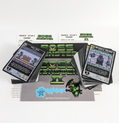 BOSS MONSTER & BOSS MONSTER 2 The Next Level Card Games Used COMPLETE ...