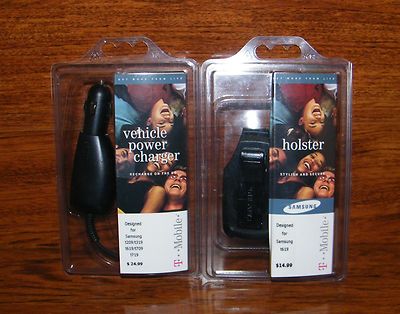 Samsung T-Mobile Vehicle Power Charger & Holster For Samsung t619 ...