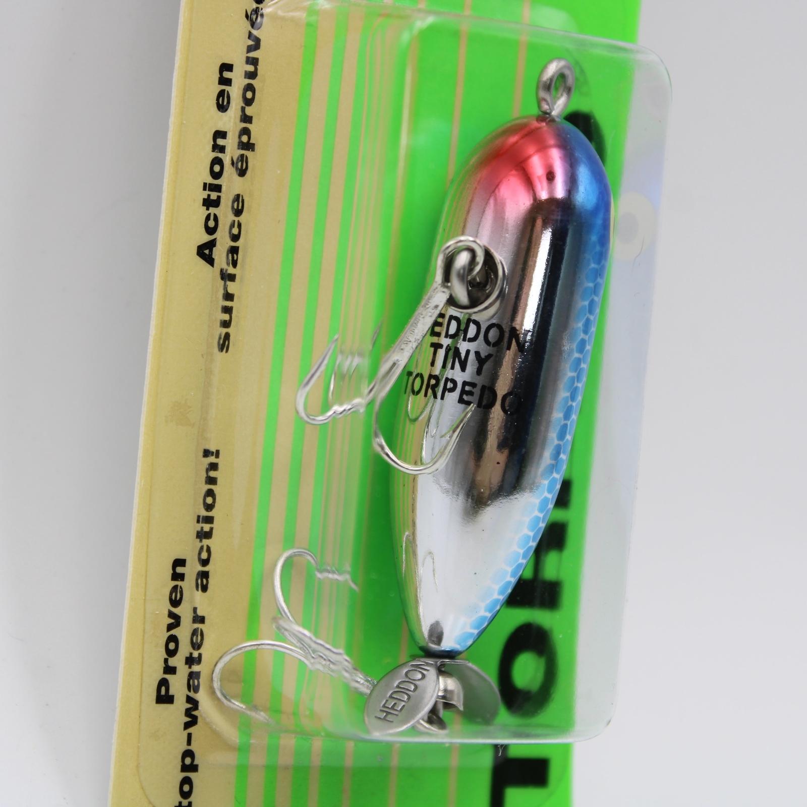 Heddon Tiny Torpedo X0360PB Blue Shiner Topwater Fishing Lure 1-7/8 in ...