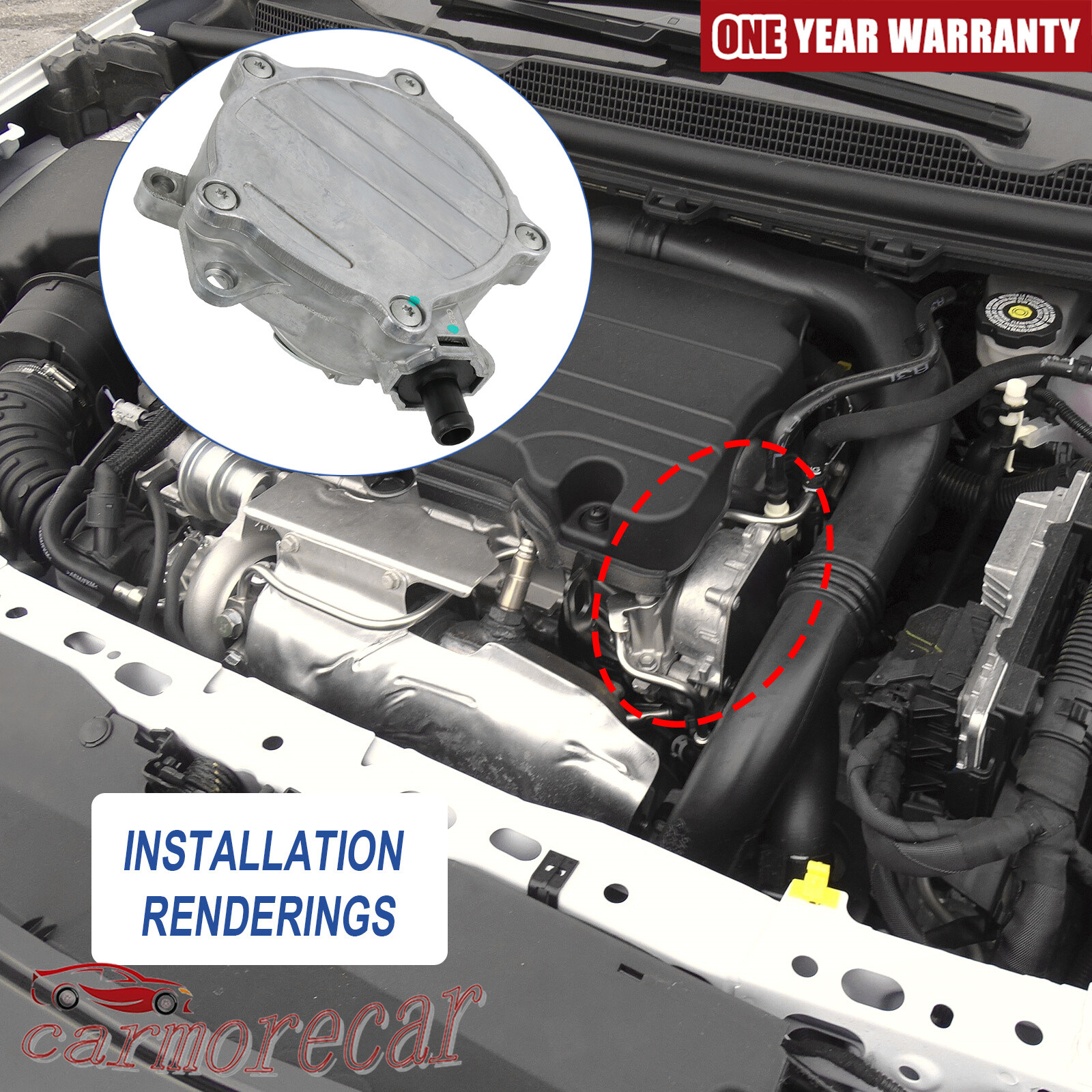 Brake Vacuum Pump for Audi A3 A4 TT Quattro Volkswagen Golf R Jetta ...