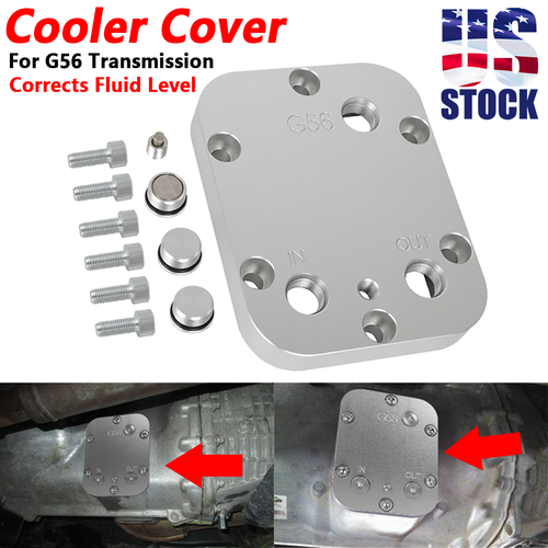 3 Ports PTO Cooler Cover 1/8 NPT For Dodge Ram 1/8 NPT 2500 & 3500 ...