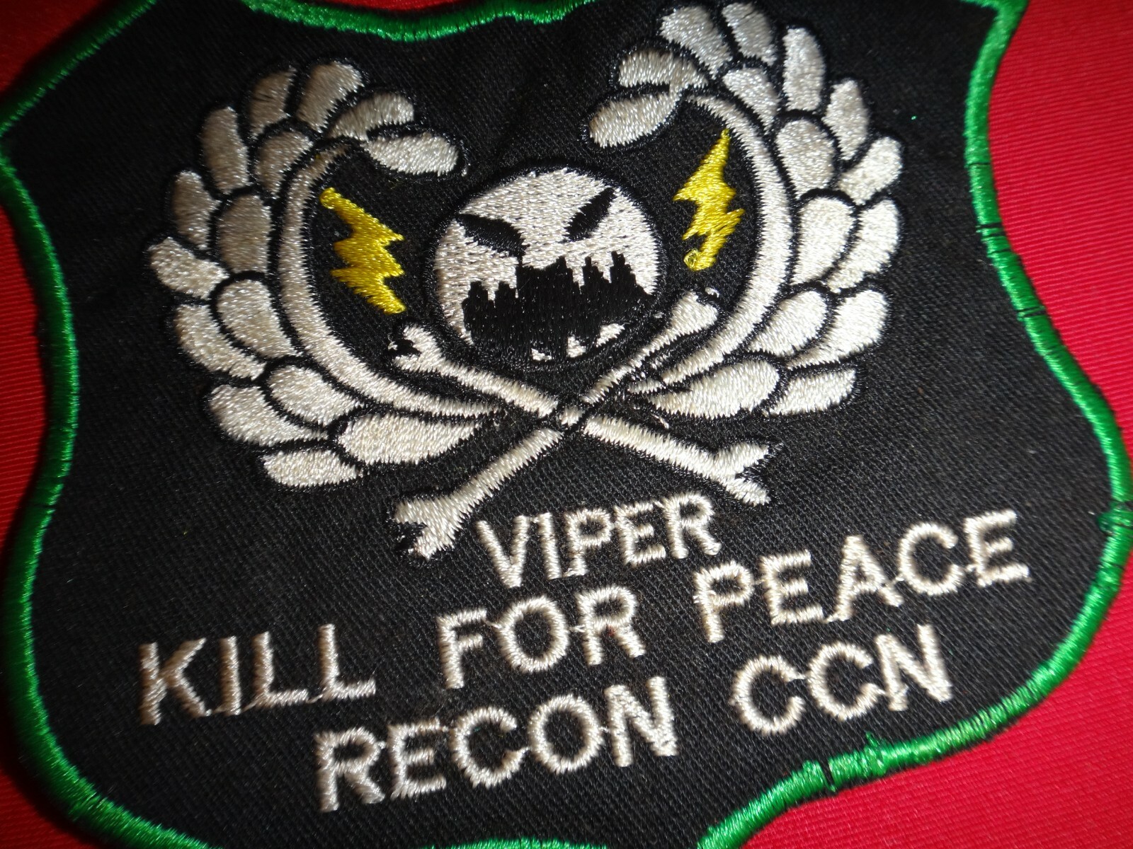 Vietnam War Patch US 5th SF Group MACV-SOG RT VIPER "KILL FOR PEACE ...