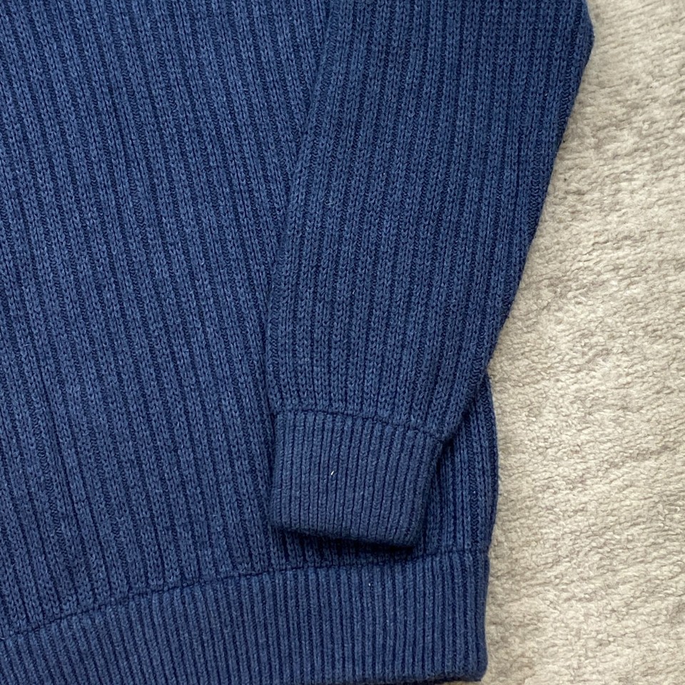 Duluth Brigadier Shawl Cardigan Sweater Medium Blue Preppy Casual ...