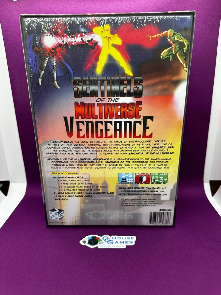 Sentinels of the Multiverse Card Game: Vengeance Mega-Expansion SEALED*CCGHouse* | eBay