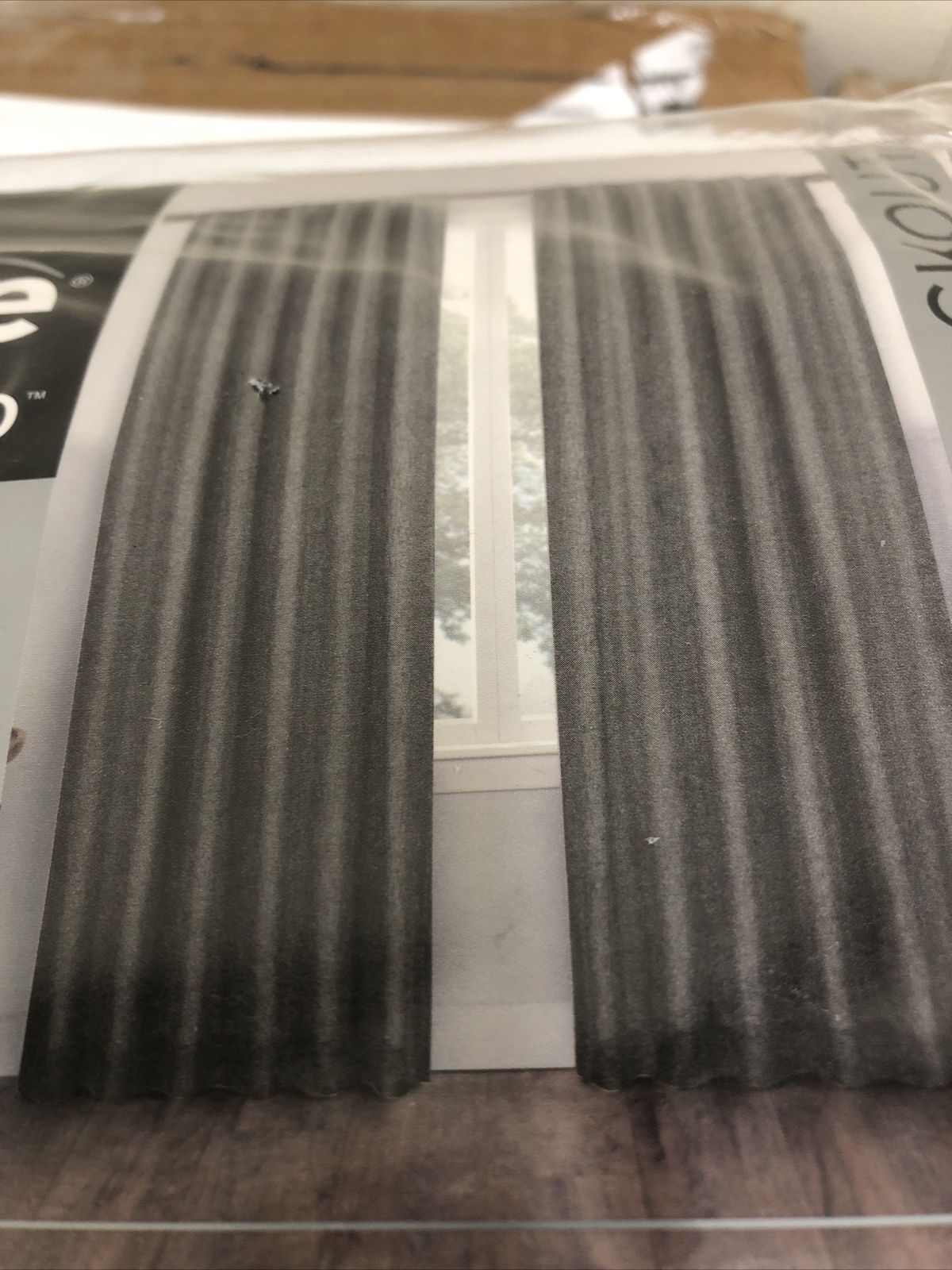 Eclipse Absolute Zero 100% Blackout Curtain Gray 50in x 108in | eBay