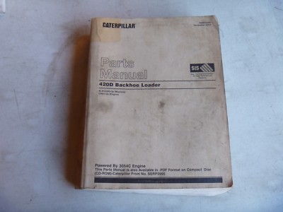 Cat Caterpillar 420D Backhoe Loader Parts Catalog Manual | eBay